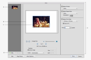 Print Dialog Box - Adobe Photoshop Elements PNG Image | Transparent PNG ...