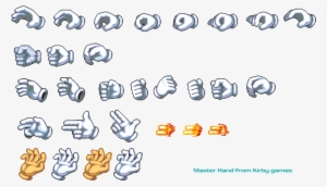 Master Hand Sprite Sheet PNG Image | Transparent PNG Free Download on ...