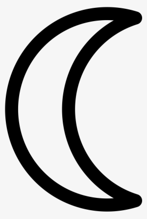 Open - Moon Symbol Png PNG Image | Transparent PNG Free Download on SeekPNG