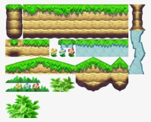 Download Grass Tiles Nsmbu - New Super Mario Bros Grass Tile ...