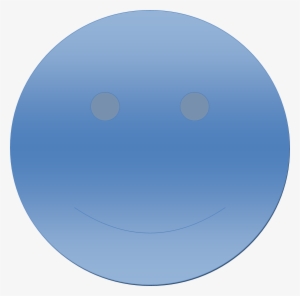 Blue Gradient Smiley Face - Wikimedia Commons PNG Image | Transparent ...