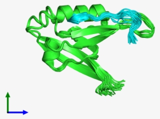 Pdb 3hei Coloured By Chain And Viewed From The Front - Illustration PNG ...