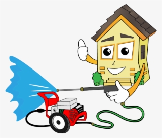 House Washings - Pressure Washing House Cartoon PNG Image | Transparent ...