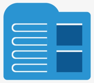 Icon Design Proposal For Simple File Manager 1000px - Majorelle Blue ...