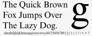 Open - Lowercase G Times New Roman PNG Image | Transparent PNG Free ...