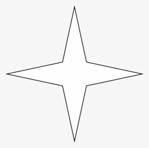 4 Point Star - Portable Network Graphics PNG Image | Transparent PNG ...