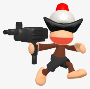 Black Pipo Flip - Ape Escape PNG Image | Transparent PNG Free Download ...