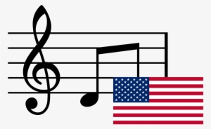 Musical Notes And Flag Usa - Musical Notes PNG Image | Transparent PNG ...