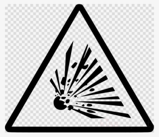 Risk Of Explosion Sign Clipart Explosive Hazard Symbol - Explosive Sign ...