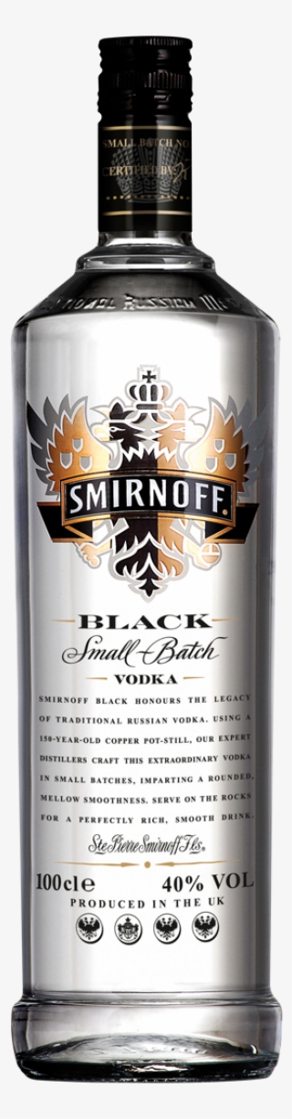 Smirnoff Vodka Black Label No - Smirnoff Black Small Batch PNG Image ...