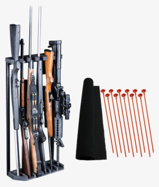 Swing Out Gun Rack System- 6 Gun - Firearm PNG Image | Transparent PNG ...