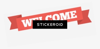 Simple Red Welcome Banner - Portable Network Graphics PNG Image ...