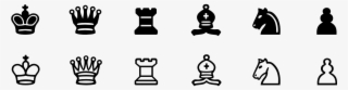 Chess Pieces Symbols PNG Image | Transparent PNG Free Download on SeekPNG