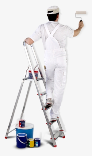 Painter On Ladder Png PNG Image | Transparent PNG Free Download on SeekPNG