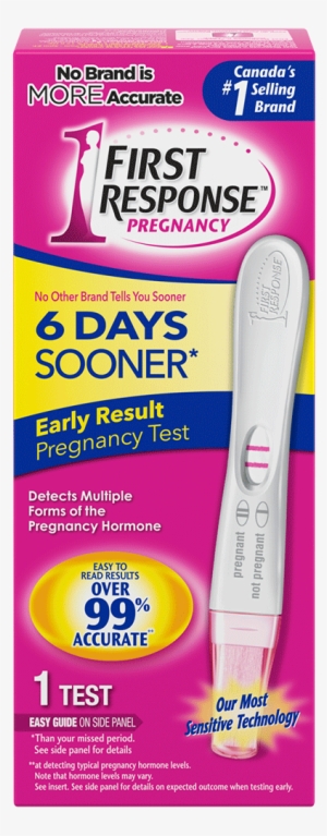First Response Early Result Pregnancy Test PNG Image | Transparent PNG ...