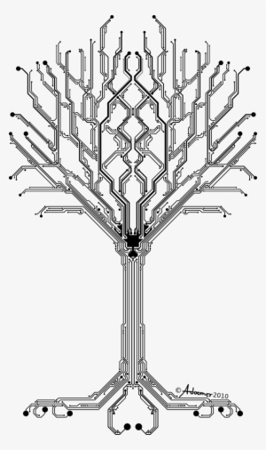 Tree Of Digital Life By Adoomer On Deviantart Graphic - Digital Tree ...