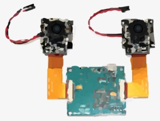 Both Eyes Iris Photography Camera Module - Iris Scanner Module PNG ...