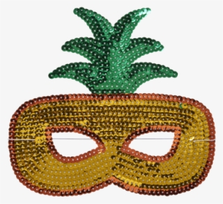 Sequin Pineapple Mask - Fruit Mask For Kids PNG Image | Transparent PNG ...