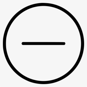 Minus Close Turn Hide Delete Circle Button Comments - Clip Art Black ...