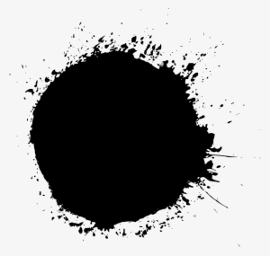 Paint Splatter Lacrosse Stick Blue End Cap - Circle PNG Image ...