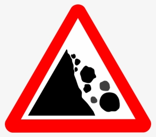 Rocks - Driving School Road Signs PNG Image | Transparent PNG Free ...