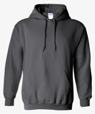 Gildan Heavy Blend Hooded Sweatshirt - Charcoal Gray Gildan Hoodie PNG ...