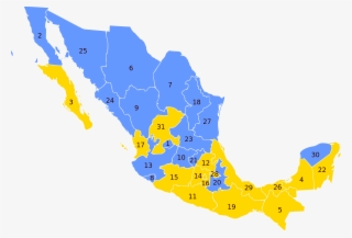 Mexico 2018 Election Map PNG Image | Transparent PNG Free Download on ...