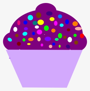 Purple Cupcake Clipart - Violet Things Clip Art PNG Image | Transparent ...