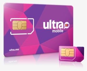Ultra Mobile Triple Punch Sim Card - Ultra Mobile Sim Card PNG Image ...