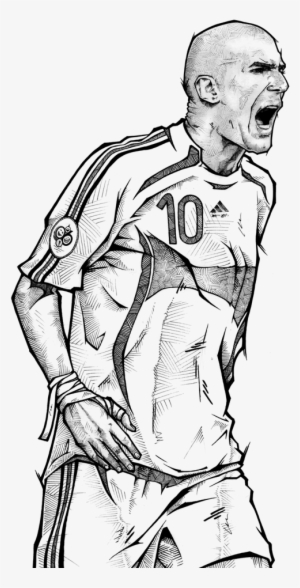 Zinédine Zidane - Drawing Zidane PNG Image | Transparent PNG Free ...