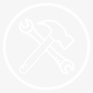 Our Impact Icon White Tools - Construction Business Cards PNG Image ...