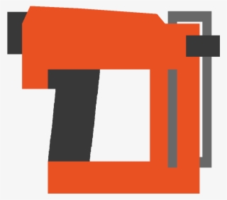 Nail Clipart Thumbnail - Orange Nail Gun Air PNG Image | Transparent ...