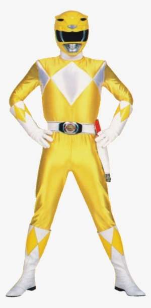 Power Rangers Transparent Background - Yellow Power Ranger Outfit PNG ...