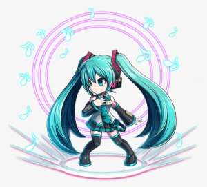 Hatsune Miku Collaboration - Brave Frontier Miku 6 Star PNG Image ...