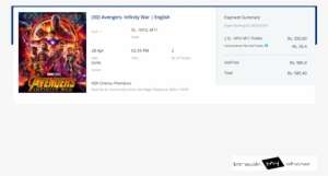 [sold Out] - Infinity War Pvr Tickets PNG Image | Transparent PNG Free ...