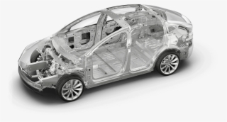 Perhaps Model X Chassis - 2019 Tesla Model X PNG Image | Transparent ...