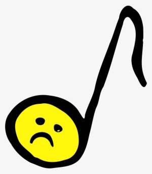 Big Image - Sad Music Note PNG Image | Transparent PNG Free Download on ...
