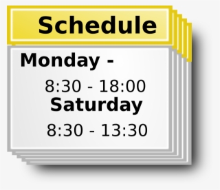 Schedule Symbol Clip Art - Schedule Clipart PNG Image | Transparent PNG ...