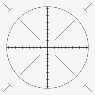 Telescopic Sight Sniper Rifle Reticle - Reticle PNG Image | Transparent ...