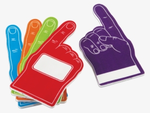 Tcr20683 Mini Foam Fingers Image - Mini Foam Fingers - Pack Of 5 ...