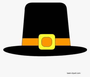 Thanksgiving Pilgrims Hat Clip Art - Clip Art PNG Image | Transparent ...