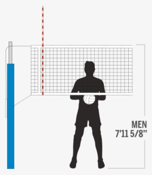 Net Height - Volleyball Net Height For Mens PNG Image | Transparent PNG ...