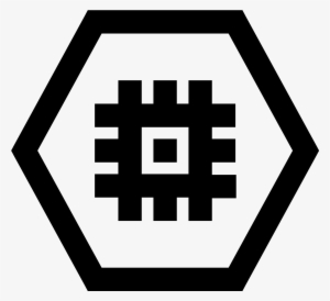 There Is An Outline Of A Hexagon - Compute Engine Icon PNG Image ...
