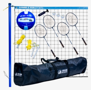 Volley Portable Combination Volleyball/badminton Set - Park & Sun ...