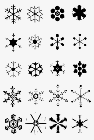 Snowflakes Flakes Snow - Ice Crystals Drawing PNG Image | Transparent ...