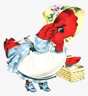 Little Red Hen - Illustration PNG Image | Transparent PNG Free Download ...