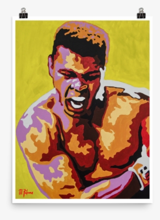 Muhammad Ali Print - Illustration PNG Image | Transparent PNG Free ...