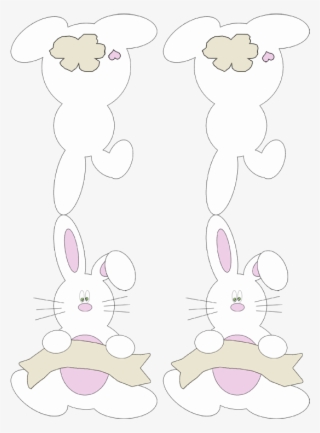 Free Printable Bunny Place Cards - Domestic Rabbit PNG Image ...
