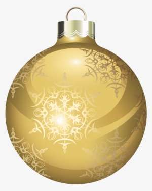 Transparent Gold And Pink Christmas Ball Clipart Picture - Christmas ...