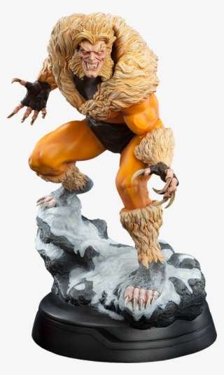 Sabretooth Premium Format Statue - Sabretooth Sideshow PNG Image ...